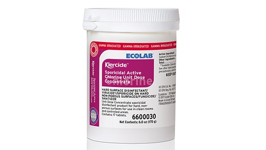 Klercide™ Sporicidal Active Chlorine Unit Dose Concentrate Nalco Water